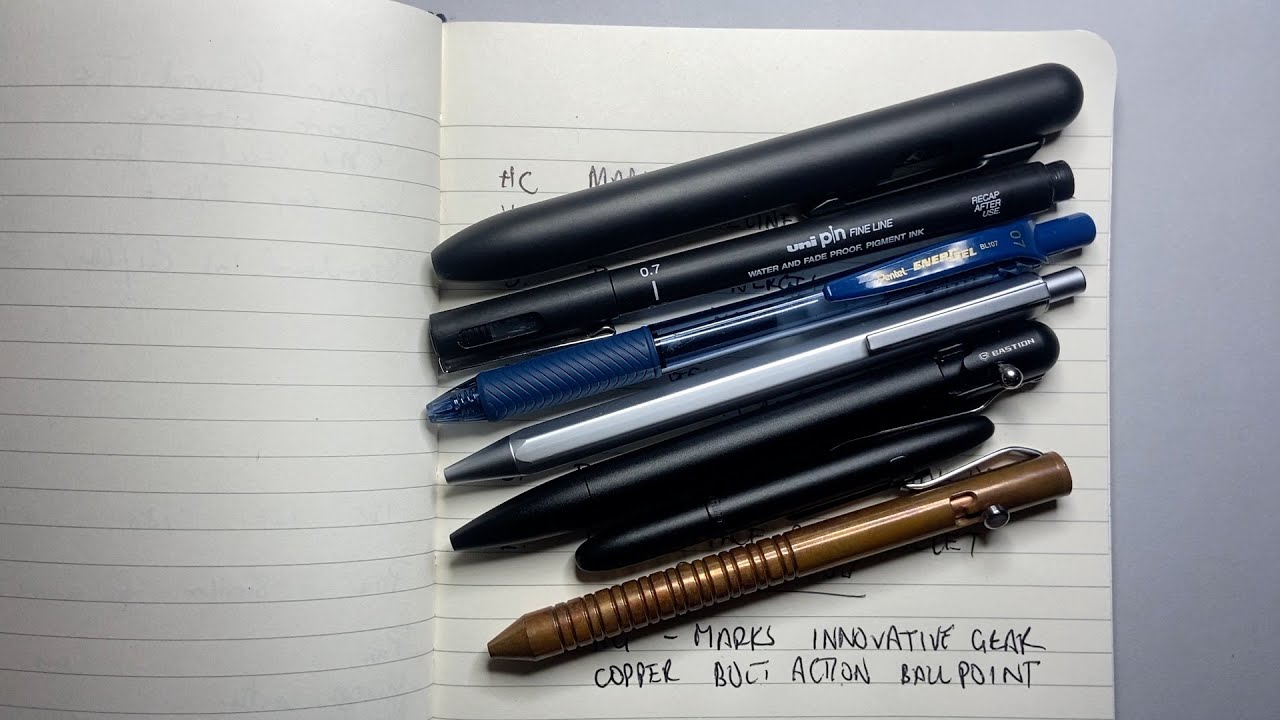 My Top 5 Non-Fountain Pens (2024) - YouTube