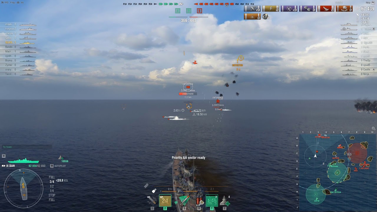 Agir T9 German Cruiser | Kraken, Confederate, 188k Damage | World of ...