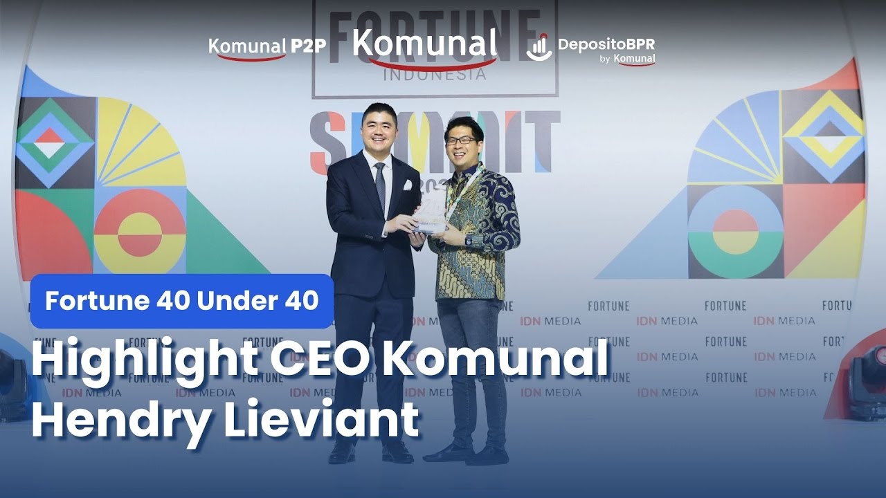 Fortune Summit 2024 Highlight: Awarding Night untuk CEO Komunal Hendry ...