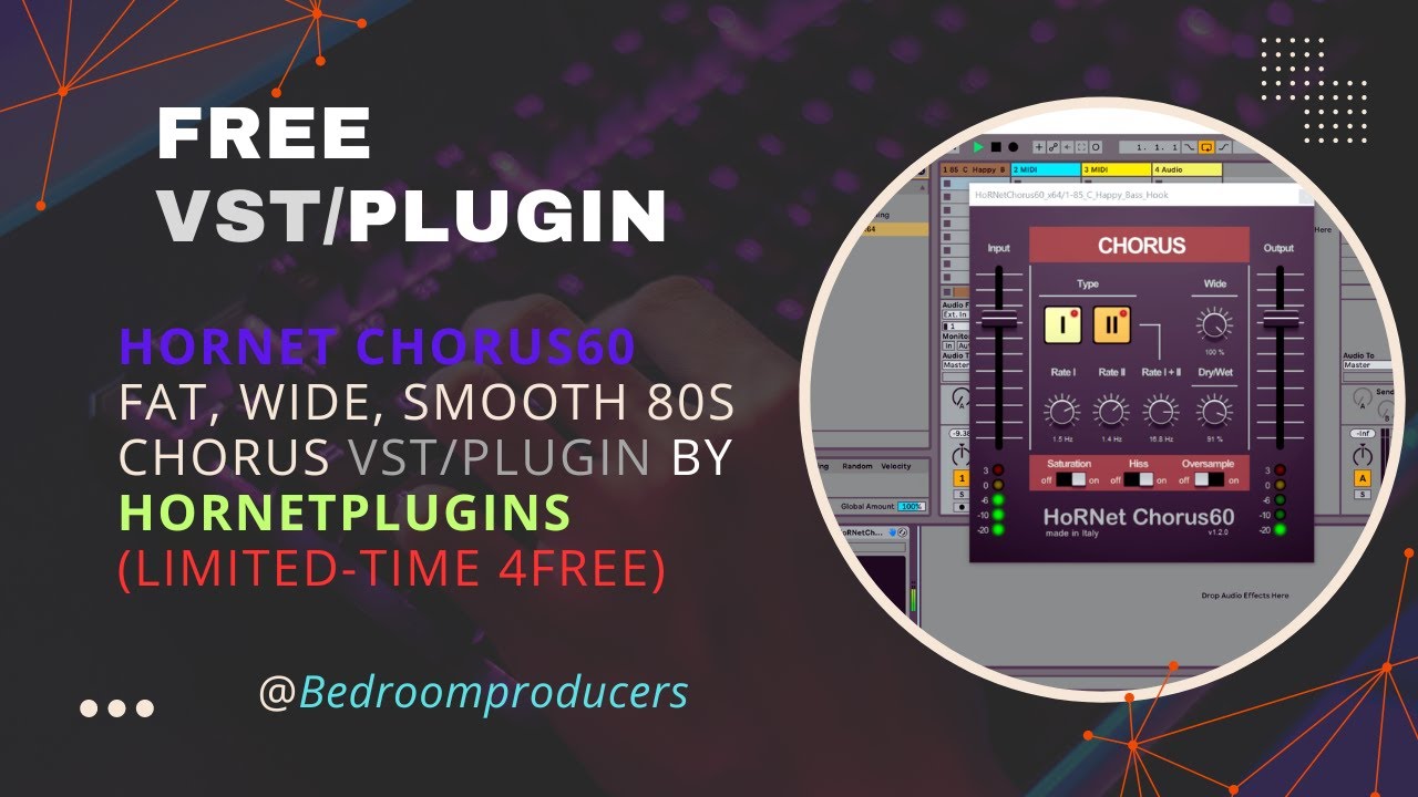 HoRNetChorus60 - Fat, Wide, Smooth 80s Chorus VST/Plugin by ...