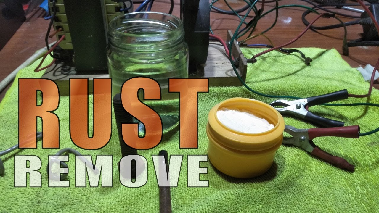 How to Remove Rust Using the Electrolytic Process |#diy #rust # ...