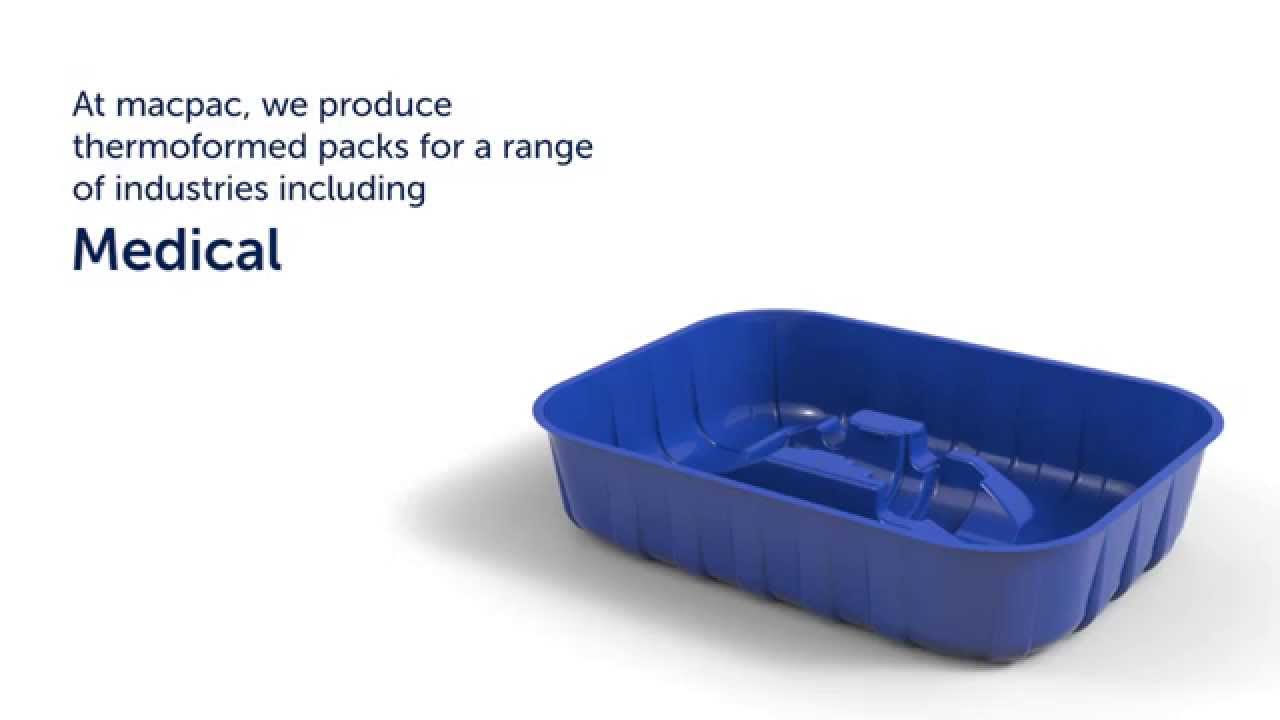 Macpac Thermoformed Packaging manufacture - YouTube