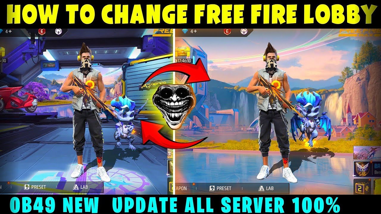 How To Change Lobby In Free Fire | Free Fire Me Lobby Kaise Change Kare ...