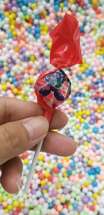 mencari dan menemukan jajanan permen lollipop jagoan neon red di dalam kardus #jajanan # ...