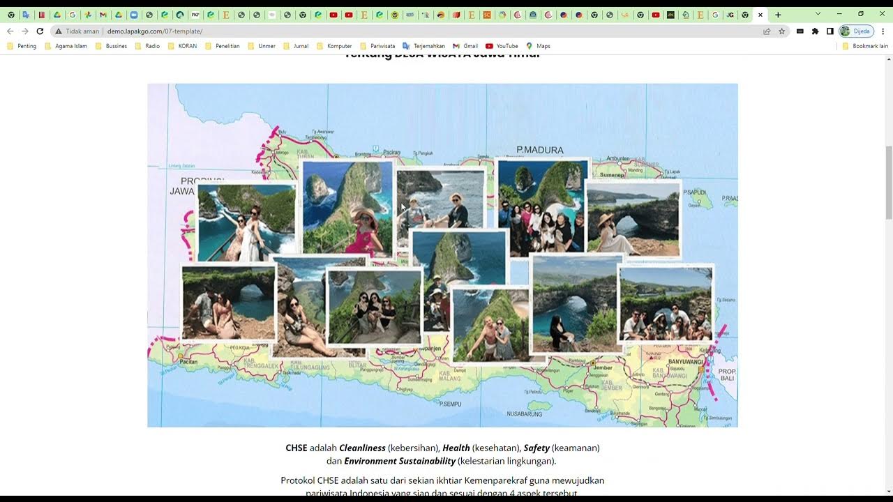 Sistem Informasi Desa Wisata Berbasis WEB - YouTube