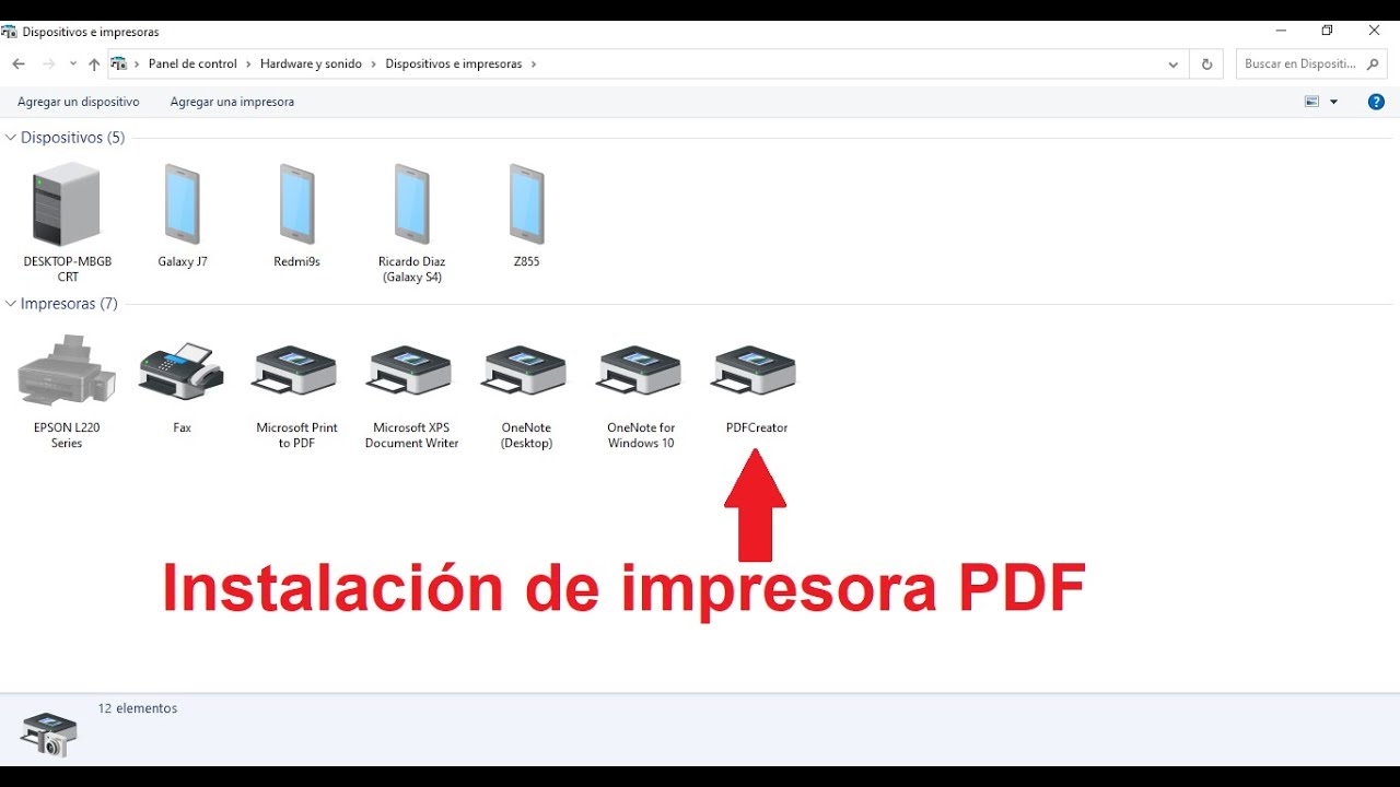 Como instalar impresora PDF de 2 maneras eficientes y fáciles! - YouTube