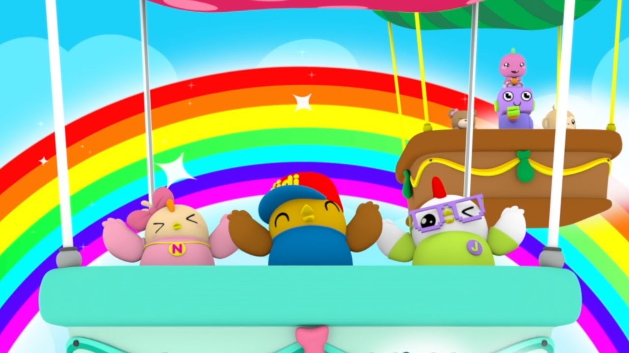 The Color of Rainbow | Didi & Friends English | Nursery Rhymes ...