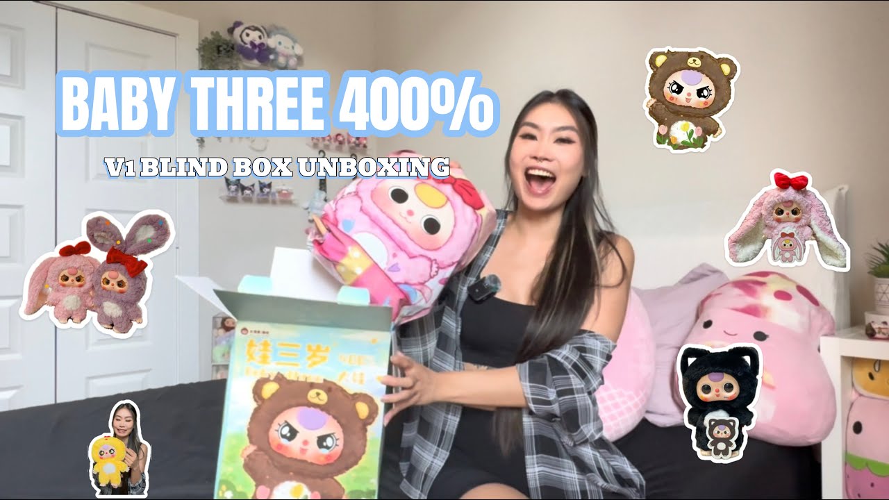 I Pulled The One I DIDN’T Want 😭 | BABY THREE 400% Blind Box Unboxing ...