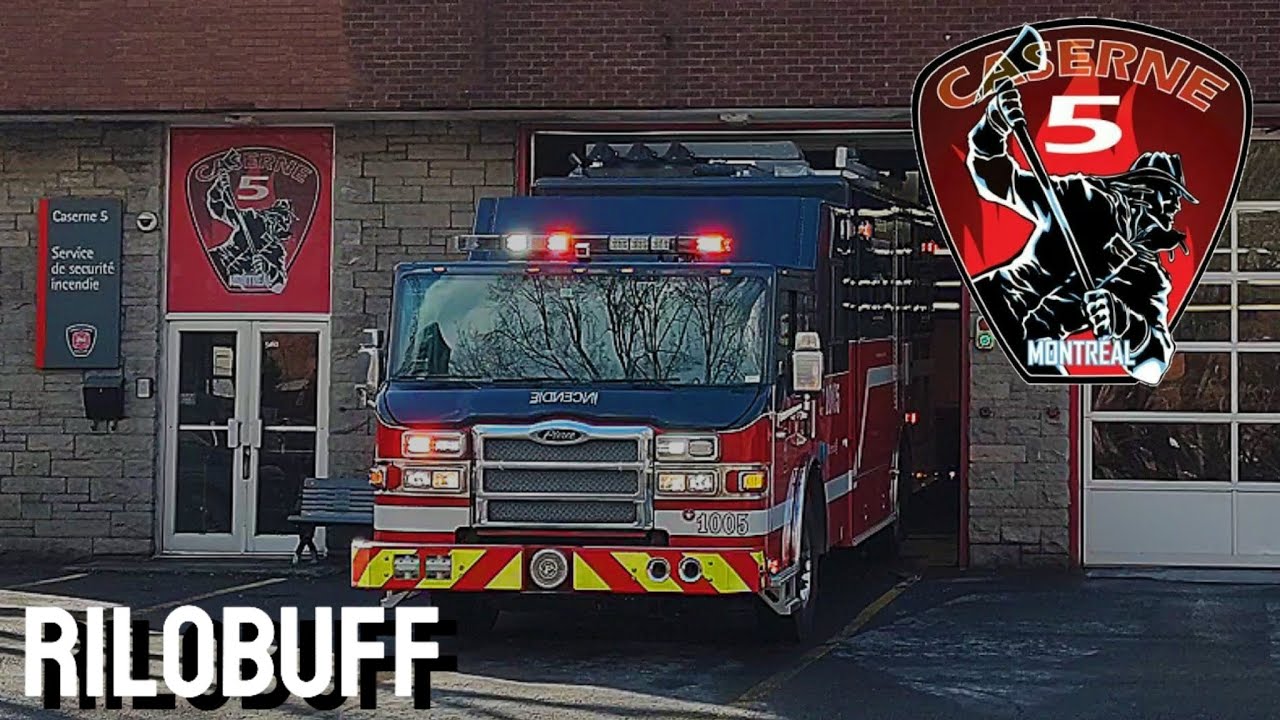 *RARE* Montreal Fire Department [MFD-SIM] COMMAND POST 1005 responding ...