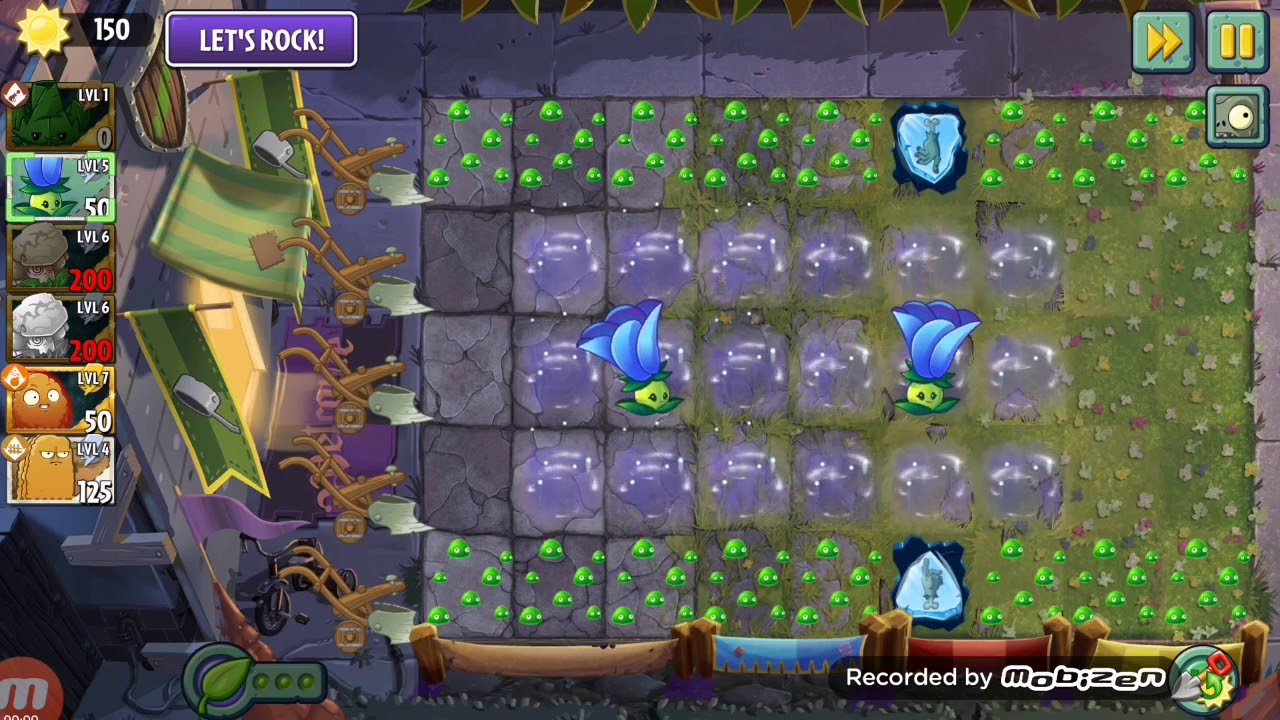 PvZ2 Battlez Arma-Mint. 465,000. Mid level plants only - YouTube