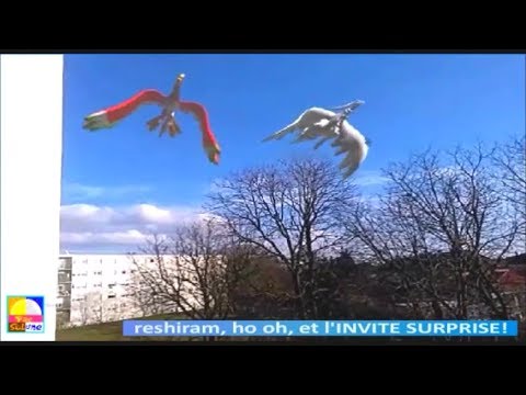 RESHIRAM, HO OH, ET L'INVITE SURPRISE! (pokemon real life 2018) - YouTube