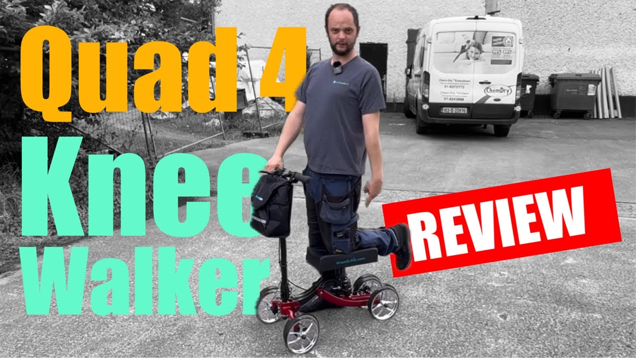 Reviewing the KneeScoot Quad 4 Knee Walker - The Alternative To ...