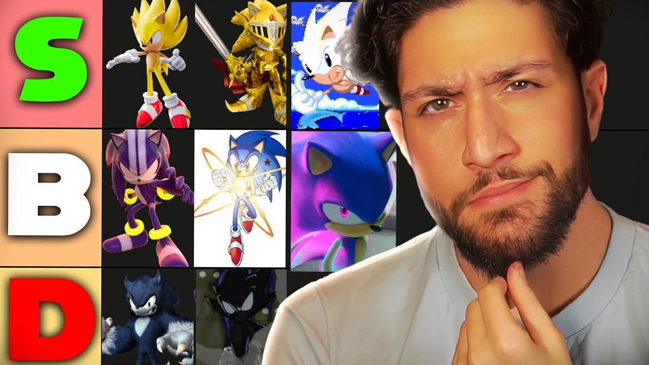 Ranking EVERY Sonic Transformation - YouTube