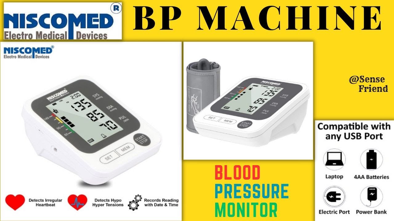 Best BP Monitor Machine For Home Use Demo | NISCOMED Blood Pressure ...