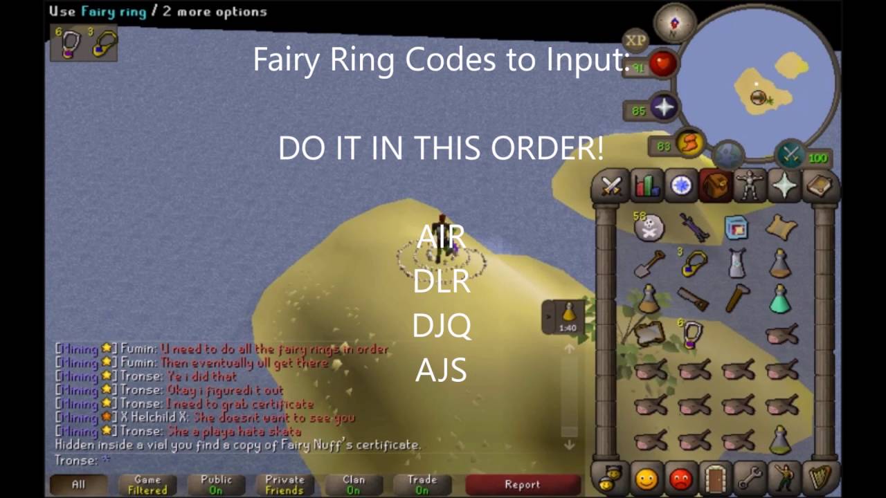 Runescape 2007 - GBJSZ RUFFO Cipher - YouTube