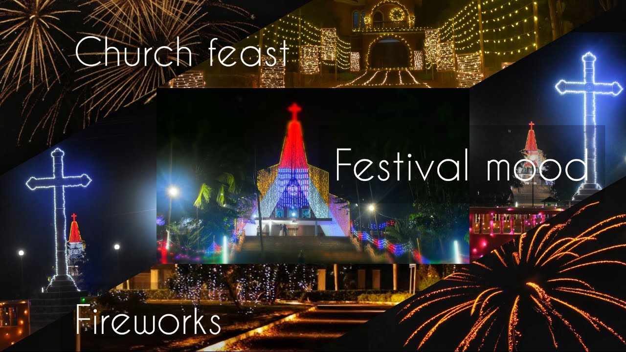 Feast day at St Josephs church pullurampara | Procession | percussion ...