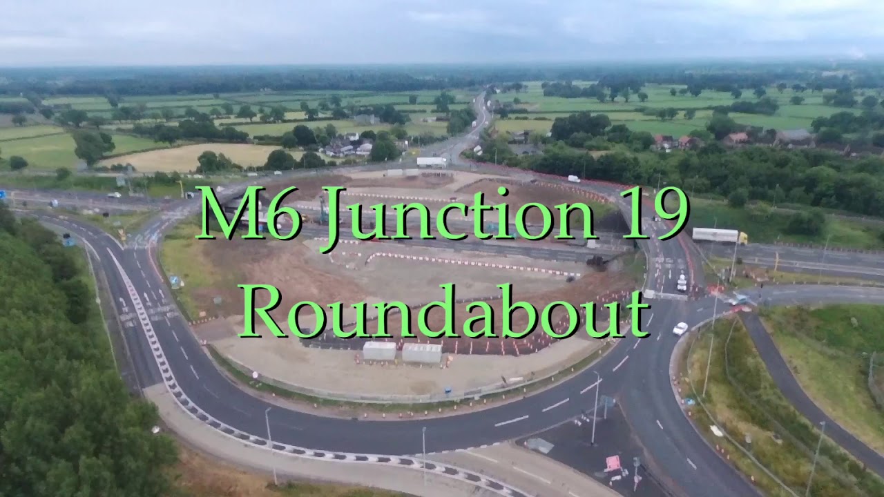 M6 Junction 19 Knutsford - YouTube