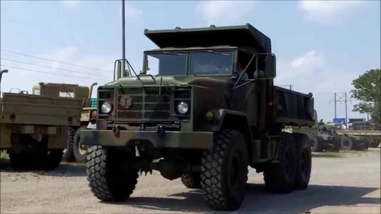 M929A1 6x6 5 Ton Military Dump Truck AM General - YouTube