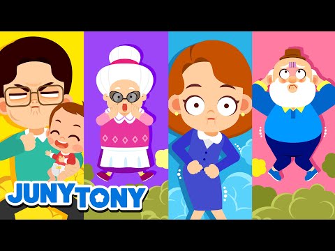 Keluarga Lucu yang Unik!  | Lagu Anak Anak | JunyTony Bahasa Indonesia