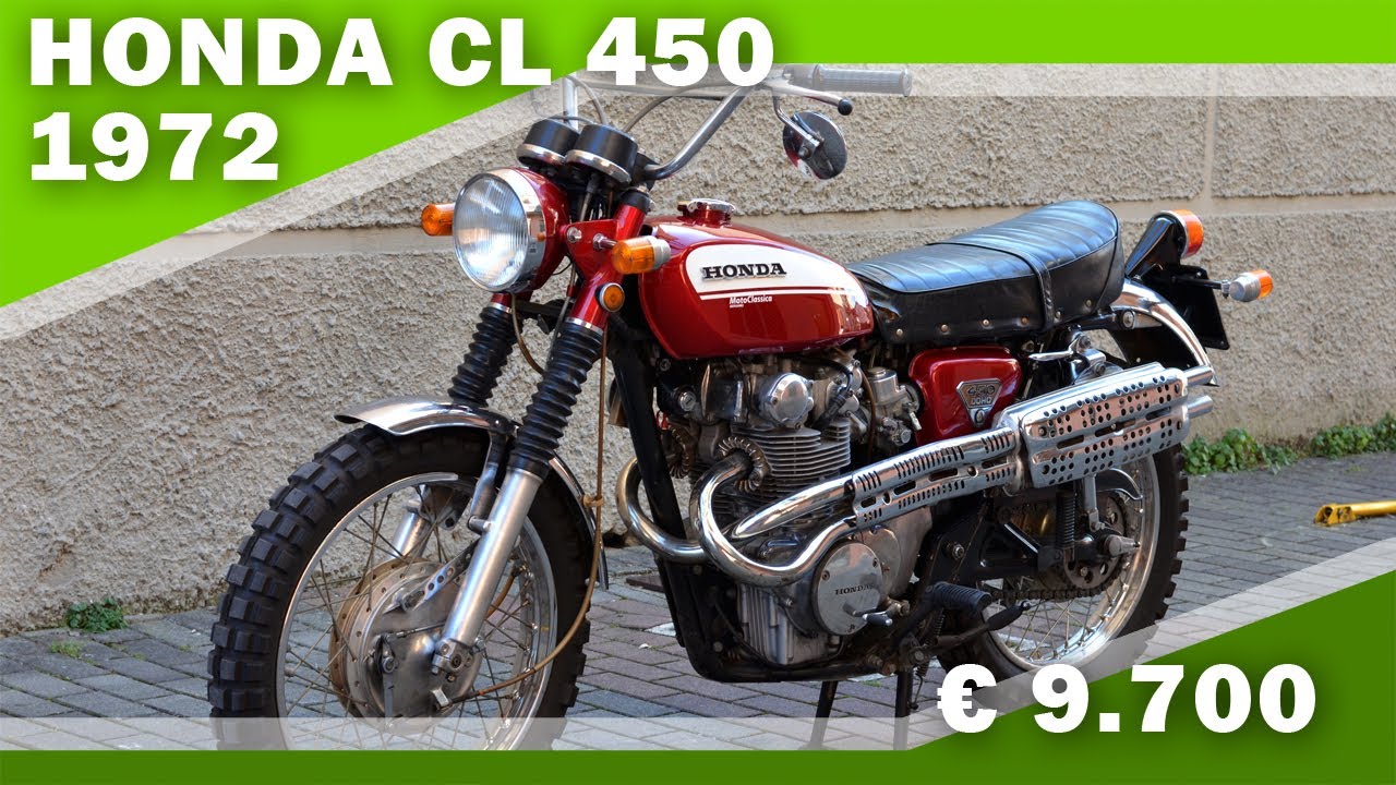 HONDA CL 450 RESTAURO COMPLETO MOTORE - YouTube