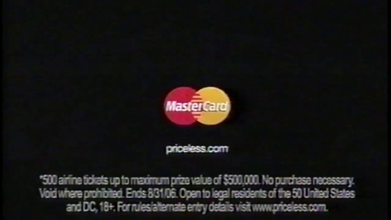 MasterCard - Traveling for Any Reason at All Commercial 2006 - YouTube