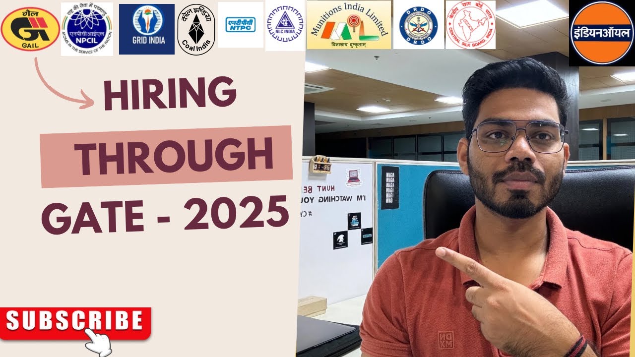 Hiring Through Gate 2025 | #psu #gate2025 #gate #iit #iocl #ongc #ntpc ...