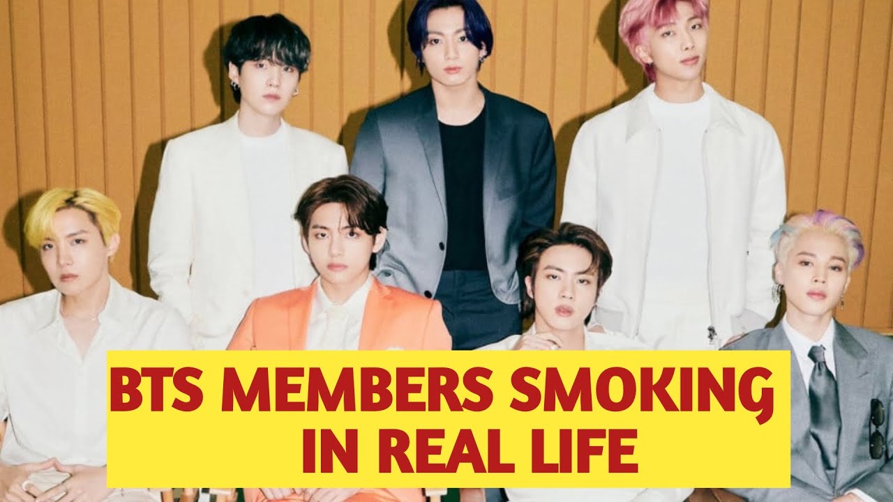 BTS Members Smoking In Real Life - YouTube