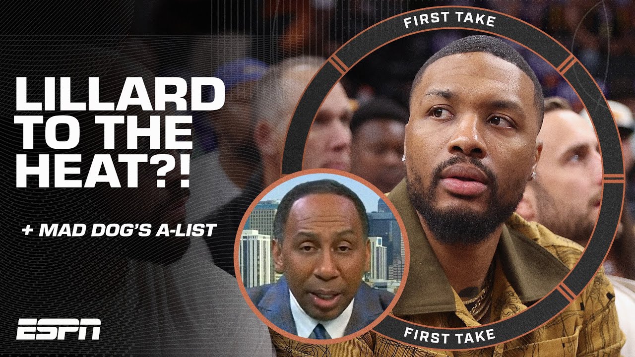 Stephen A.'s thoughts on the Heat adding Damian Lillard + Mad Dog's A ...