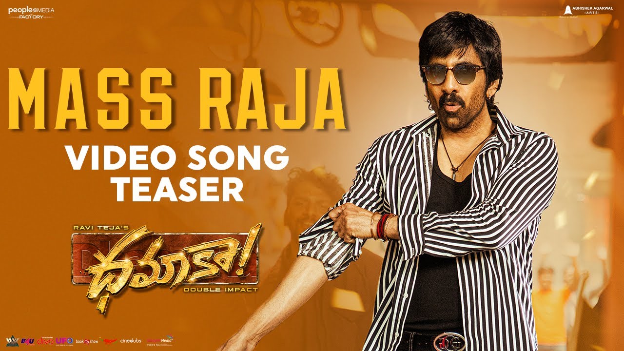 Mass Raja Video Song Teaser | Dhamaka | Ravi Teja | Sreeleela ...