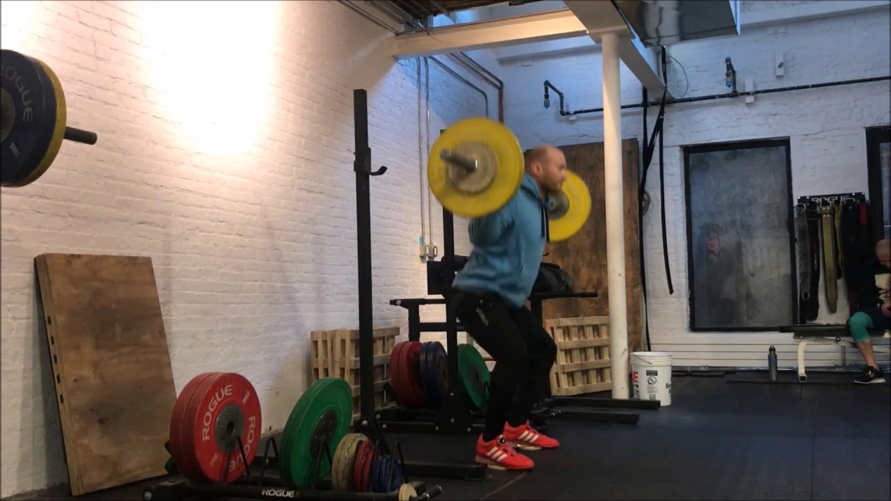 Back squat on 0.5kg plates - YouTube
