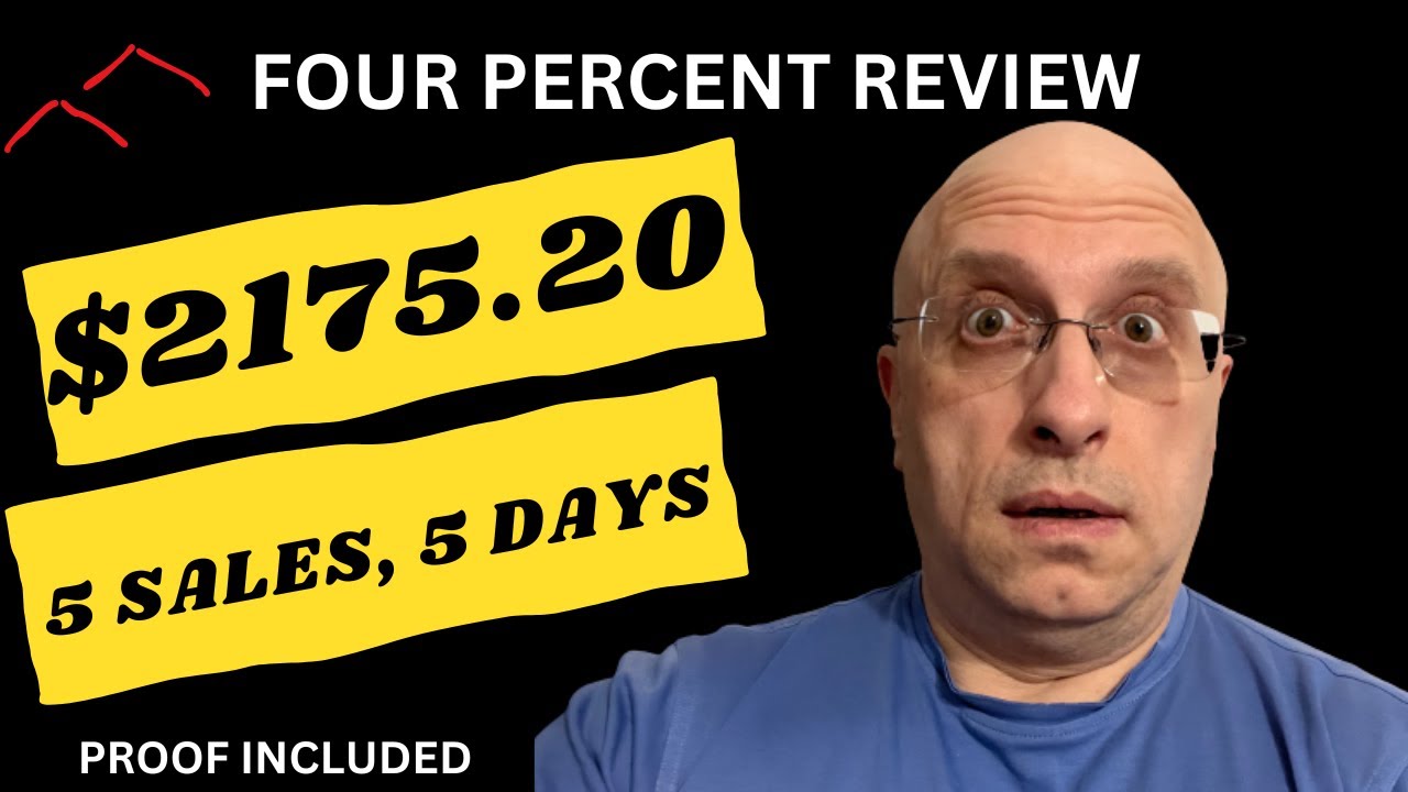2024 Four Percent Review - The Quickest $2175.20 I've Ever Earned - YouTube