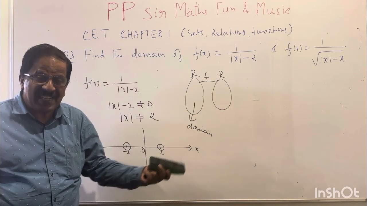 CET MATHEMATICS CHAPTER 1 -Sets Relations & Functions - continued (2)-BY PP SIR - YouTube