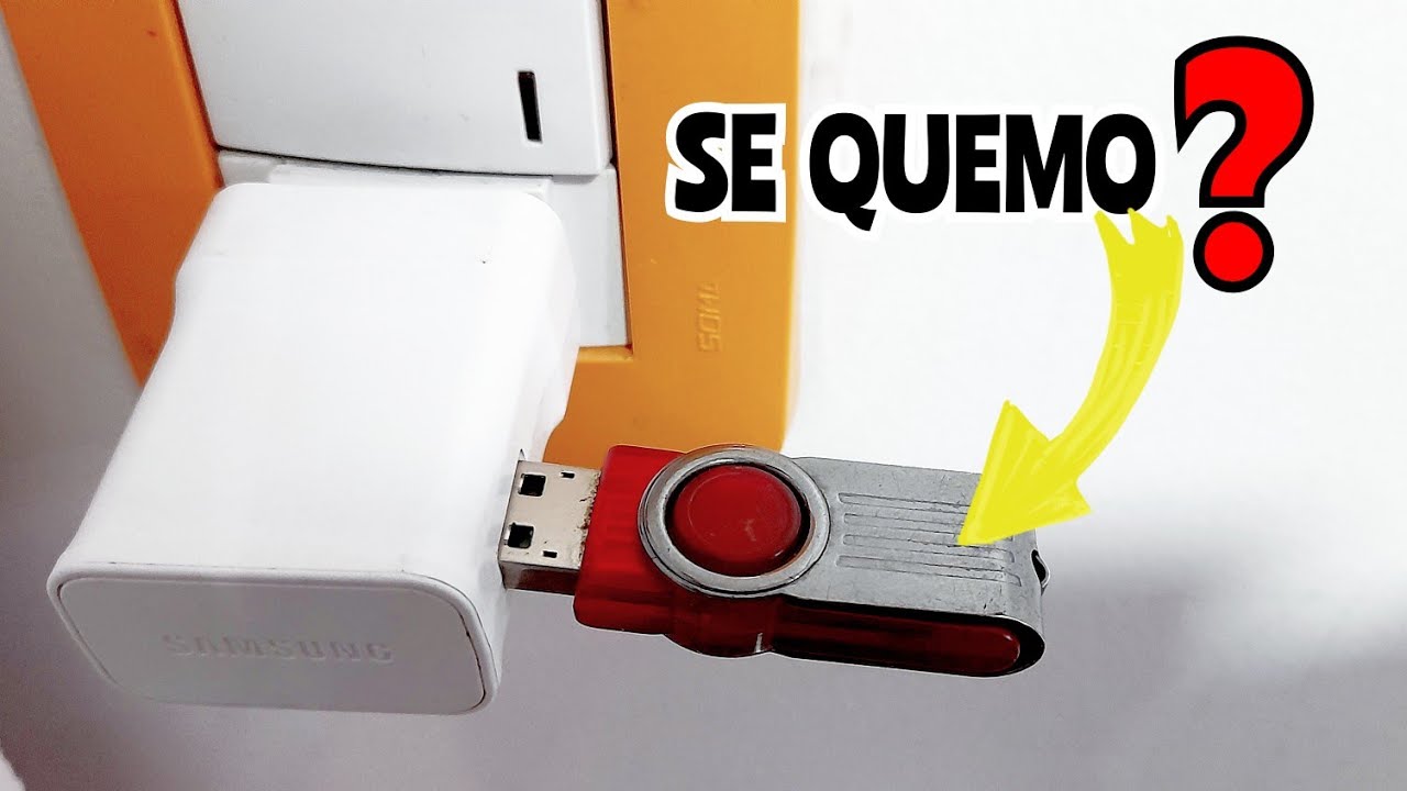 que sucede si conecto mi Pen drive a un cargador de celular - YouTube