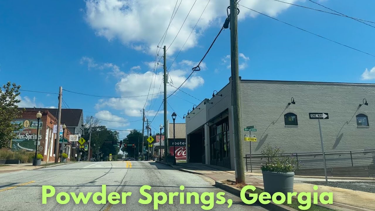 Powder Springs, Georgia - Driving Tour - YouTube