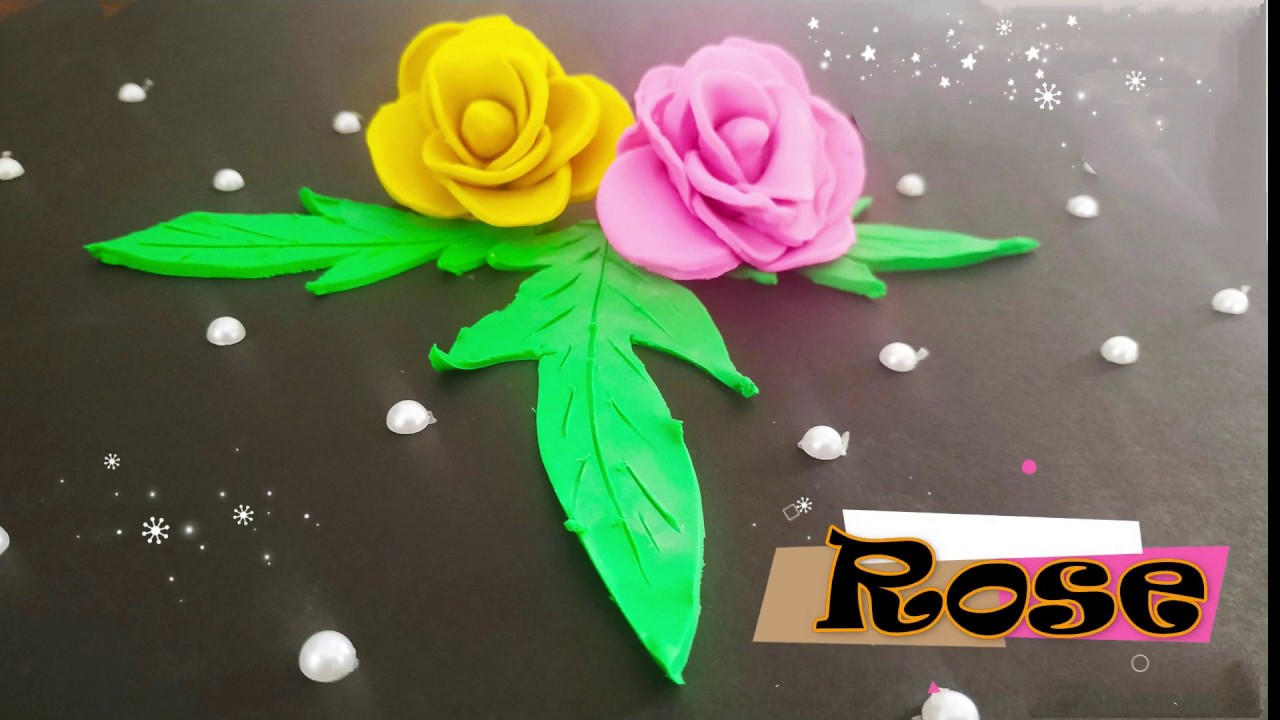 How To Make A Rose Clay Flower Clay Modelling Rose Flower DIY Clay Art how-to-make-a-rose-clay-flower-clay-modelling-rose-flower-diy-clay-art