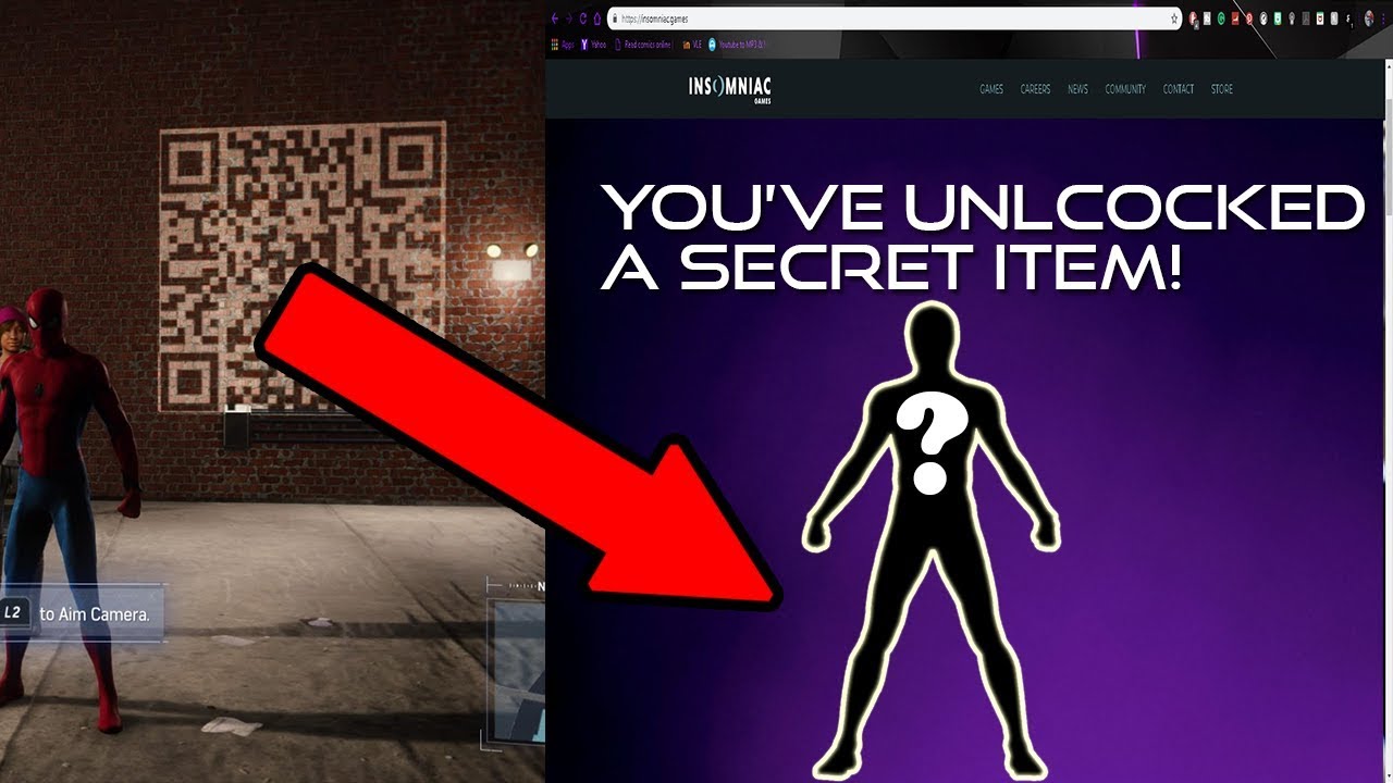 Scan This QR Code In Marvel's Spider-Man and Guess What Happens ...