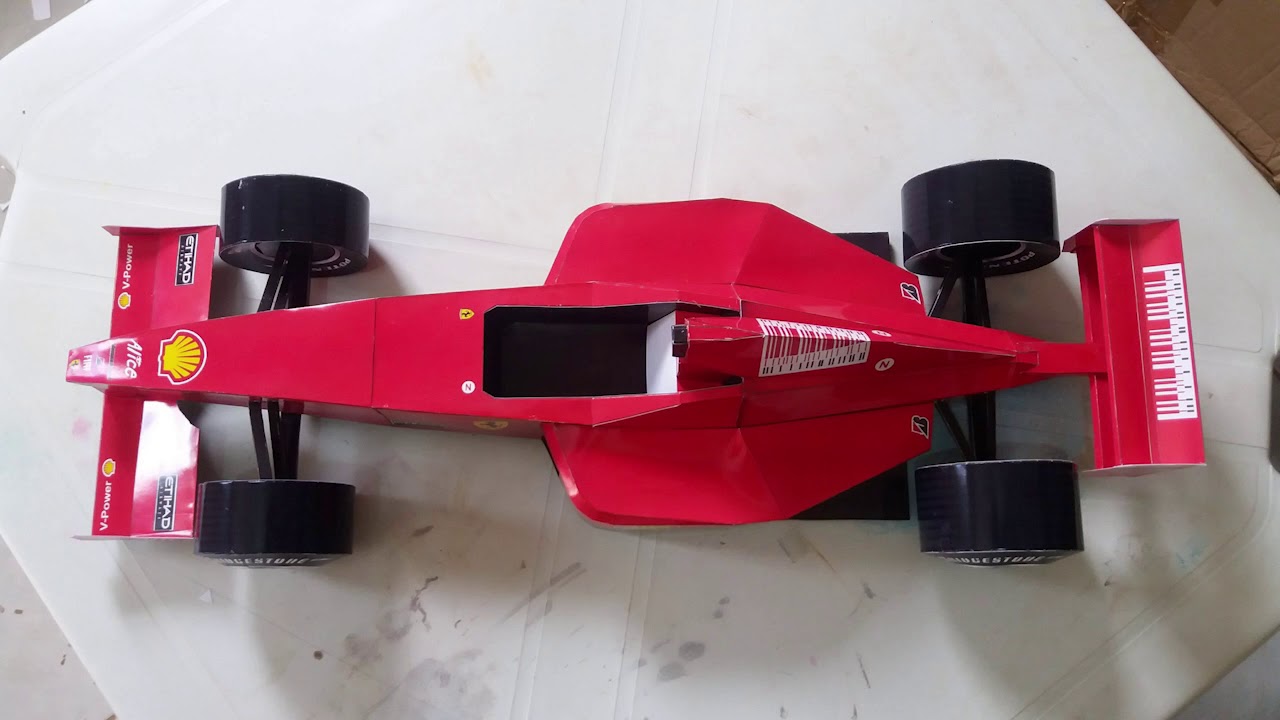 Ferrari F1 Papercraft - YouTube