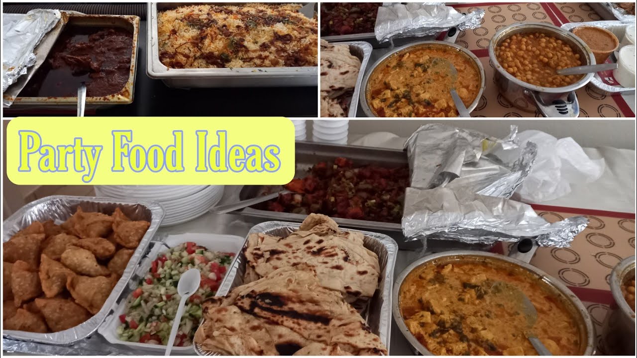 Party Food Ideas||veg n non veg menu for 20-30 people - YouTube