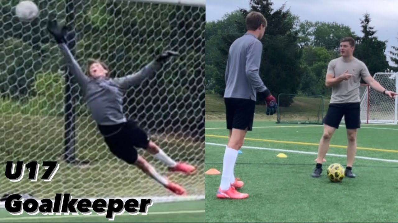 U17 Goalkeeper Training Highlights (Diving, Footwork, Reactions) - YouTube