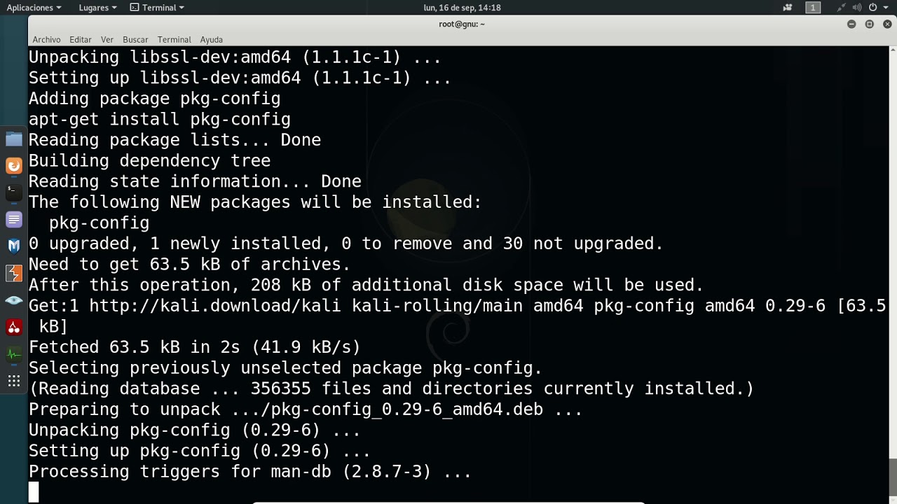 GUN/Linux | Kali Linux 2019.3 | Sistema de monitoreo NetData - YouTube