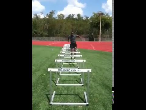 Hurdle Hop Rebound Drill A.MOV - YouTube