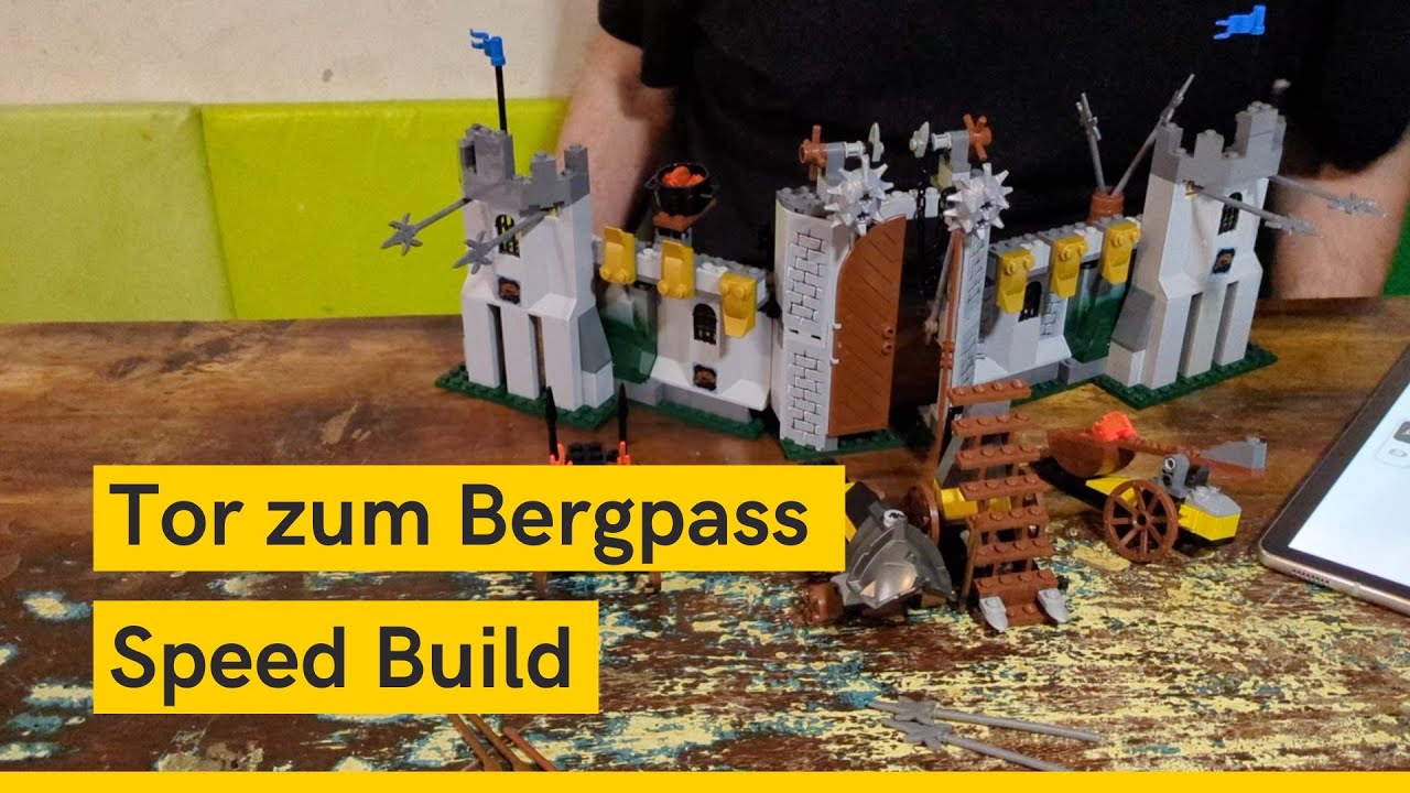 Lego 8813 - Tor zum Bergpass - Speedbuild - YouTube