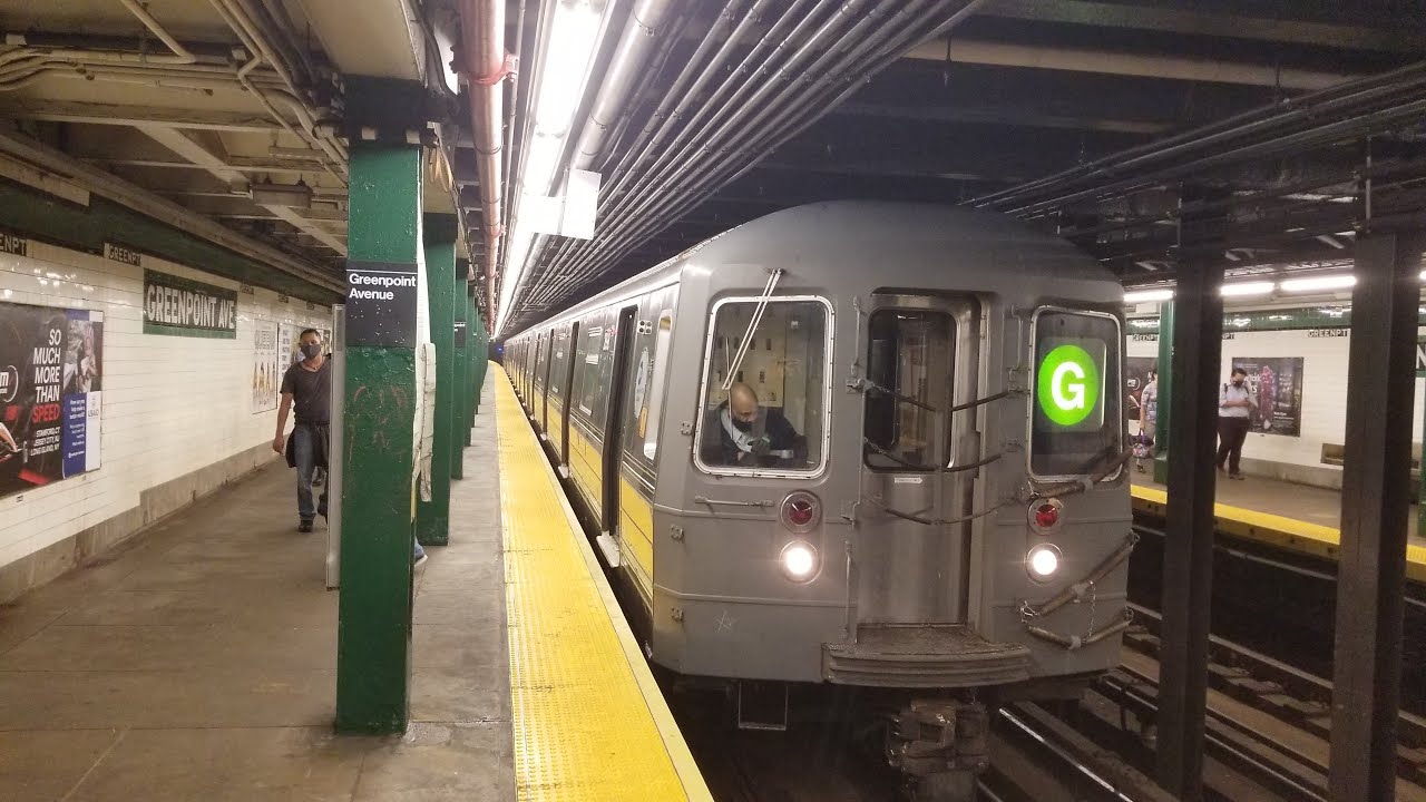 MTA 2021: R68 (G) Train At The Greenpoint Av Station - YouTube