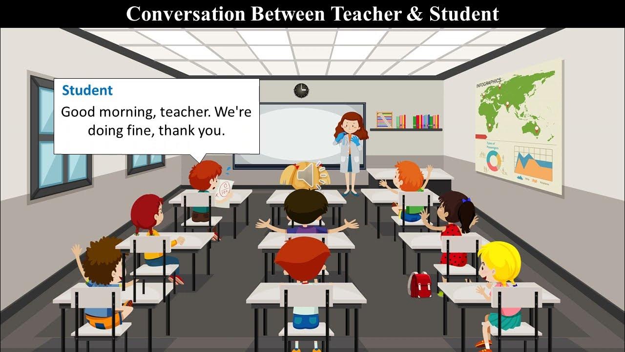 lean English conversation || conversation between Teacher and Student - YouTube
