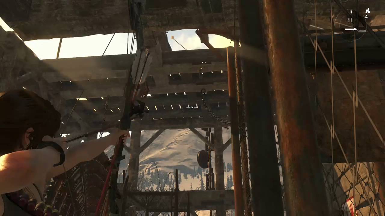 Rise of the Tomb Raider - Invisible crate not hanging from ceiling ...