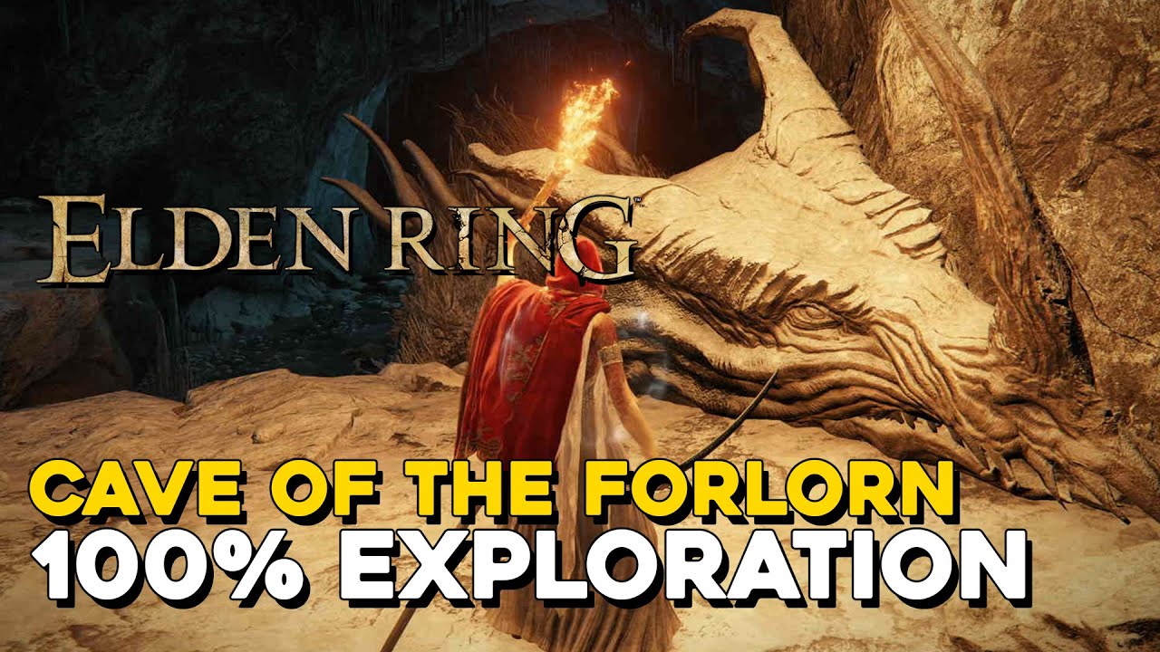 Elden Ring Cave Of The Forlorn 100% Exploration Walkthrough All Items ...