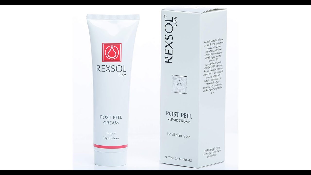 REXSOL POST PEEL CREAM - YouTube