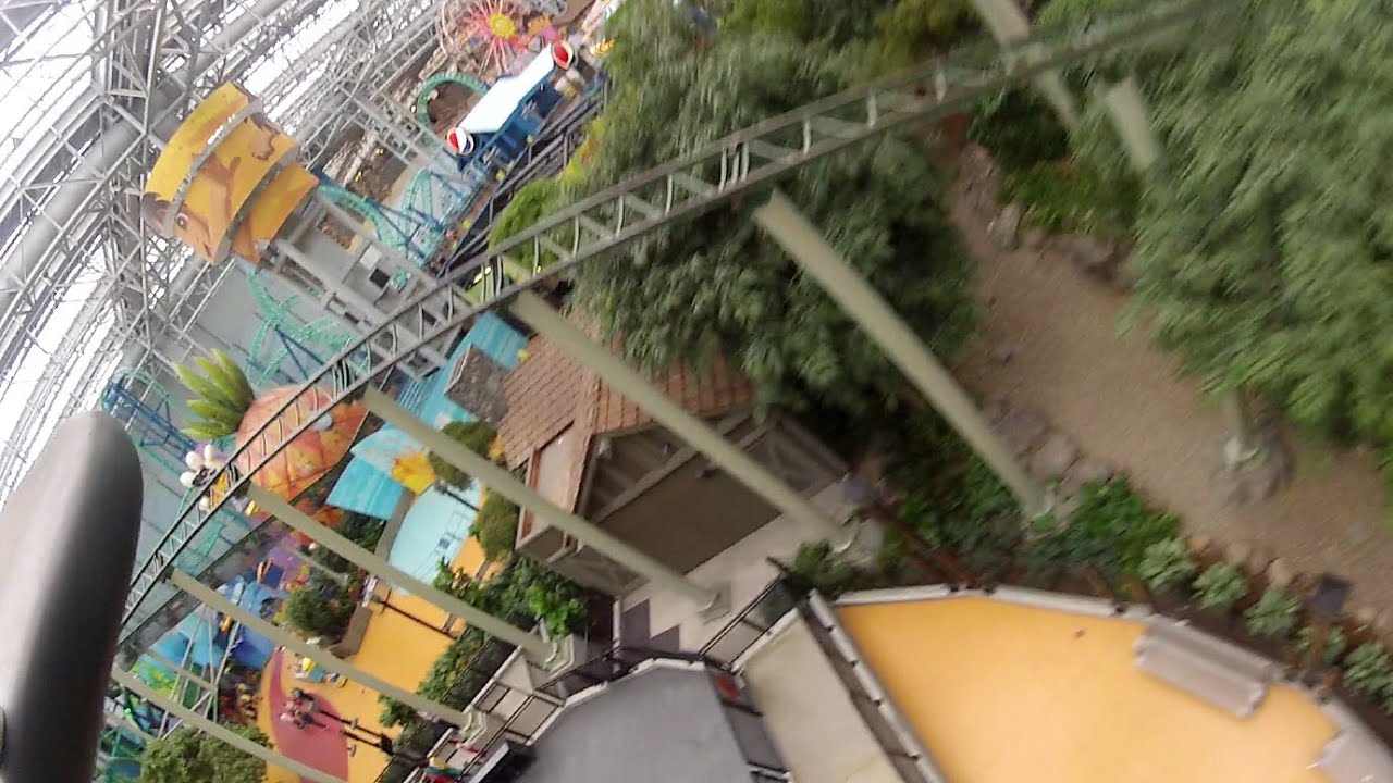 Teenage Mutant Turtles Shell Shock Front Seat on-ride HD POV ...