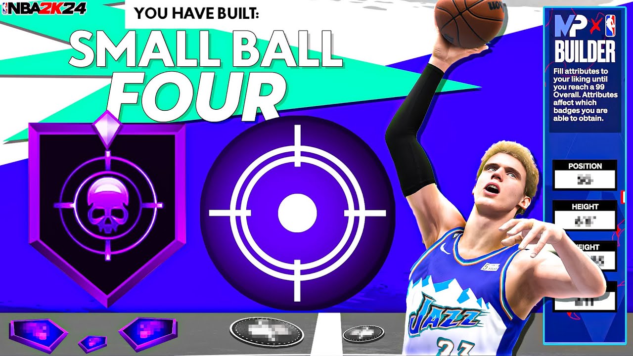 Creating the Ultimate Small-Ball Four Build in NBA 2K24! - YouTube