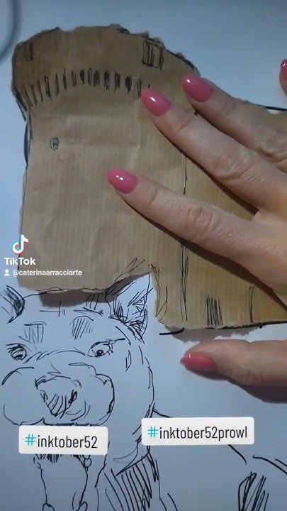 INKTOBER52 PROMPT NO.15 IS PROWL By Caterina Narracci 19 aprile 2023 - YouTube